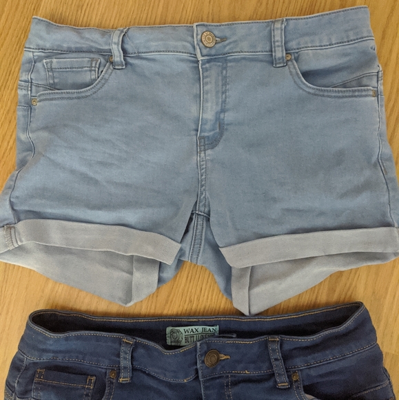 Wax Jean | Shorts | Wax Butt I Love You Push Up Jean Jegging Shorts L ...